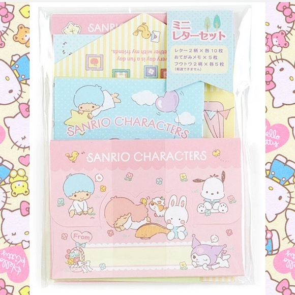 Sanrio | Office | 22 New Sanrio Characters Mini Letter Set | Poshmark